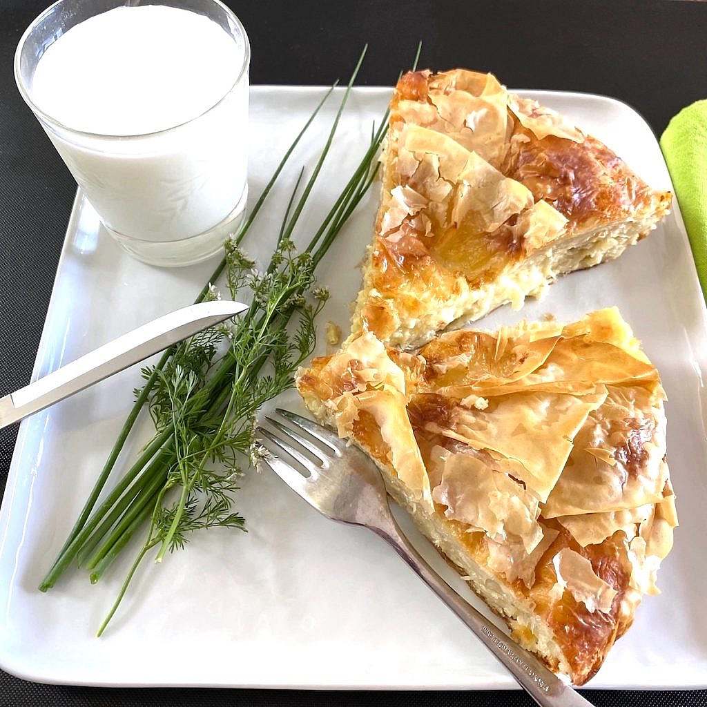 CHEESE PITA in One Hour - Serbian GIBANICA Quick and Easy - Delicious ...