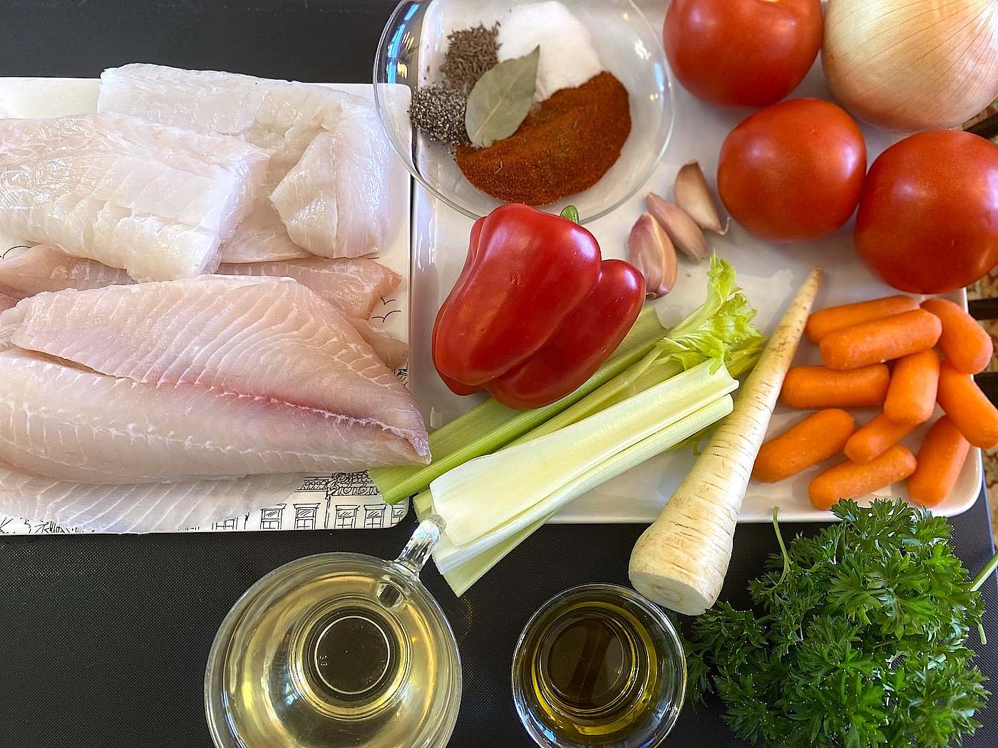 Hungarian Fish Paprikásh Classic in Wine Vegetable Base - Delicious ...