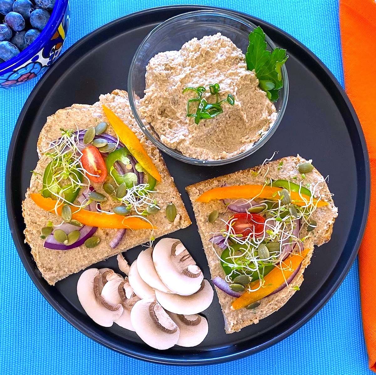 Eggplant Pâté with Walnuts and Garlic - Easy Plant-Based Delight ...